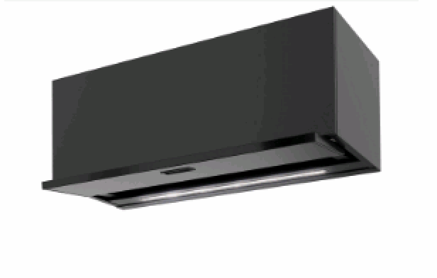 Sliver integrert ventilator B 120 cm, antrasitt - Siljander.no