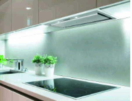 Vapore integrert ventilator B 60 cm, stål - Siljander.no