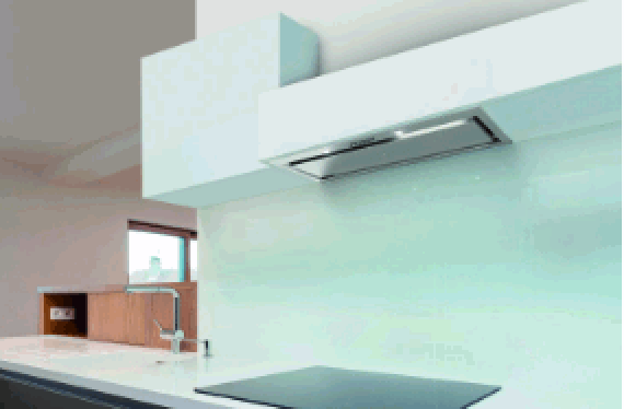 Vapore Mini integrert ventilator B 80 cm, stål - Siljander.no